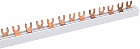 Fasskena 3-fas, Gaffel, 3-P, 10 mm², 18 moduler